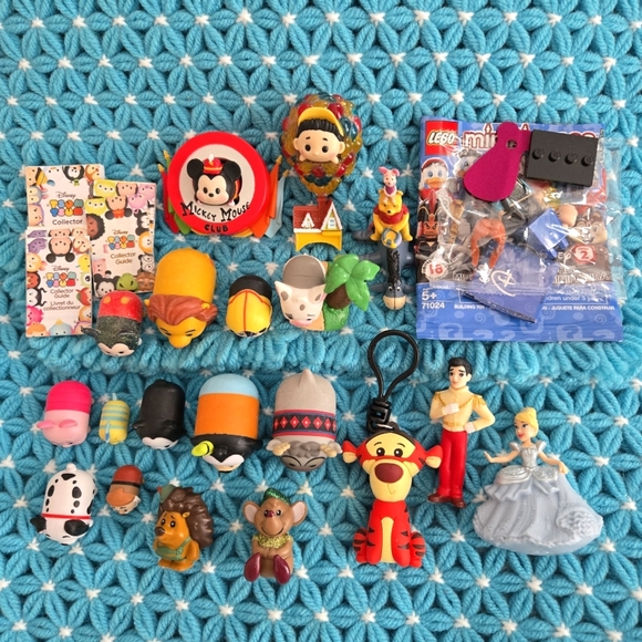 Disney | Toys | Disney Toy Lot 25 Pieces Tsum Tsum Cinderella Lego ...